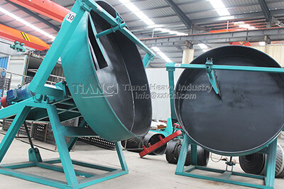 Nigeria organic fertilizer disc granulation production line delivery